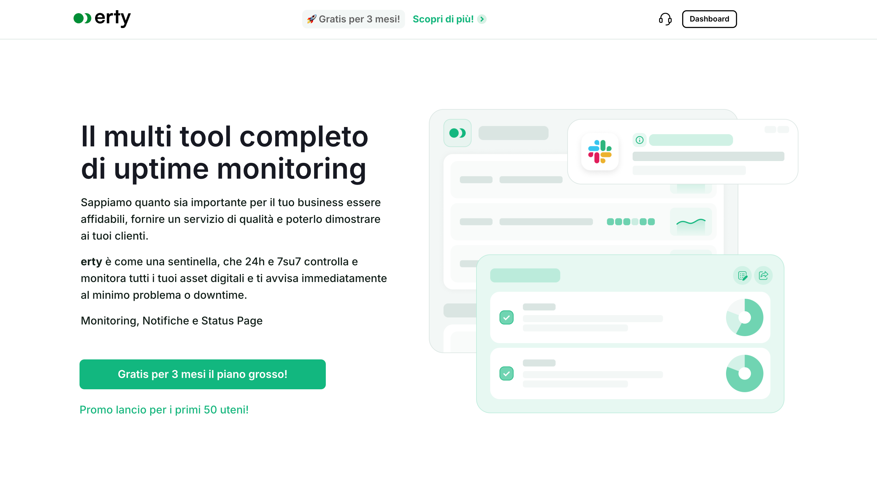 Uptime Monitoring Service | Start a Free Trial | erty.pro